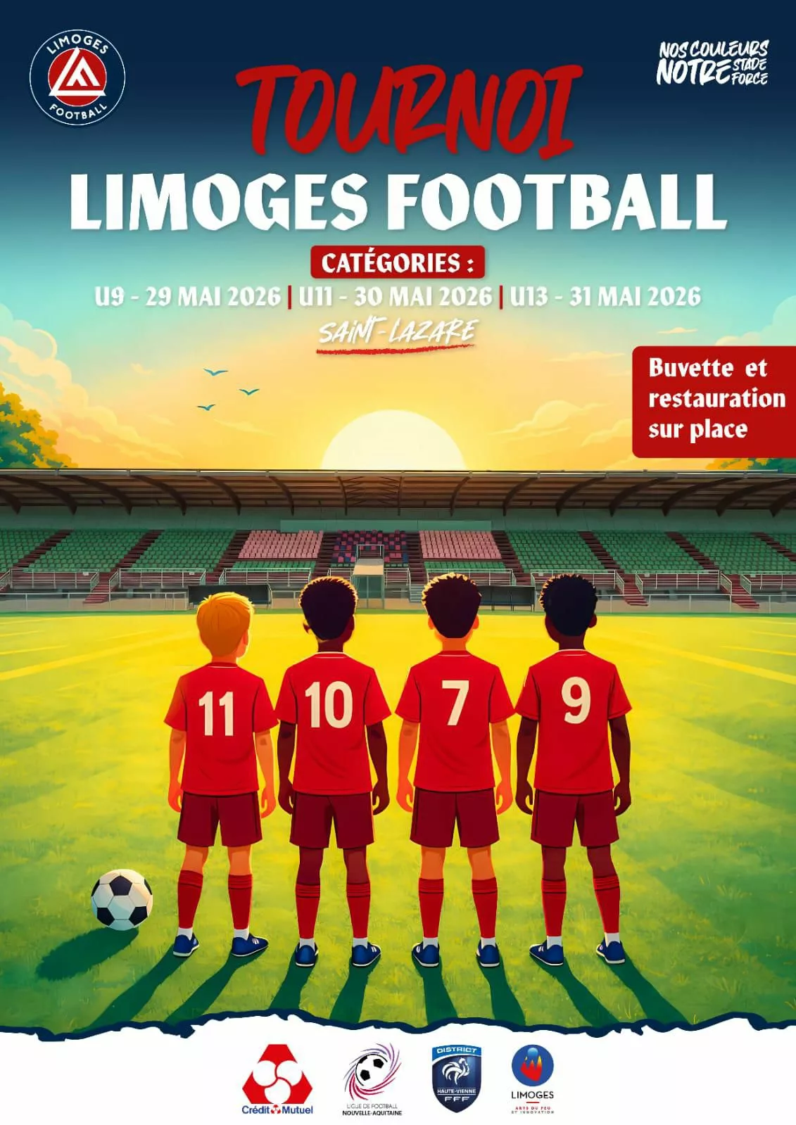 Tournoi 2026 U13 du Limoges Football - Tournois de football
